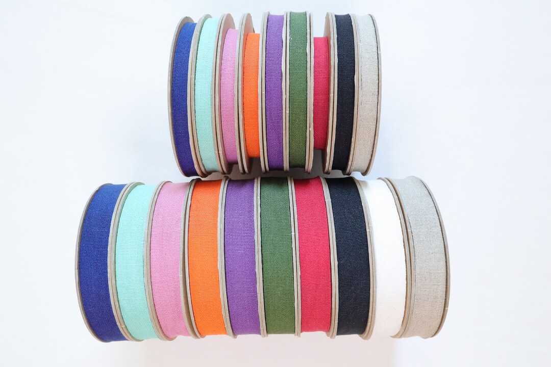 100% Linen Braid 10 and 18mm, Linen Ribbon, *sold by the Meter* - Etsy