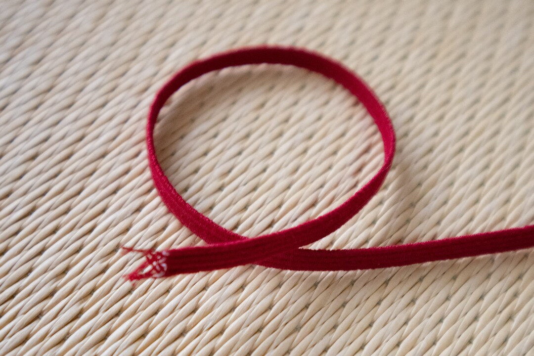 Flat Sewing Elastic Burgundy 4.5mm, Elastic Book Strap, Elastic Band ...