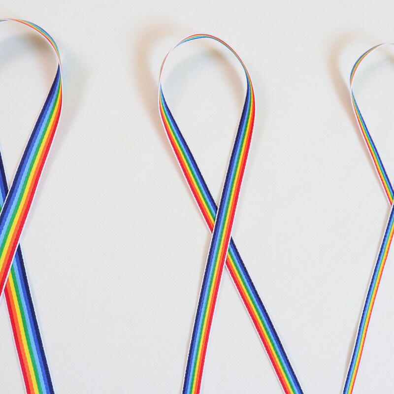 Rainbow Ribbon - Etsy