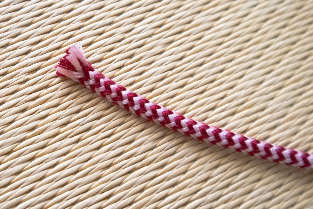 5mm Round Rope in Burgundy and Pink, Macramè Rope, *sold per Meter* - Etsy