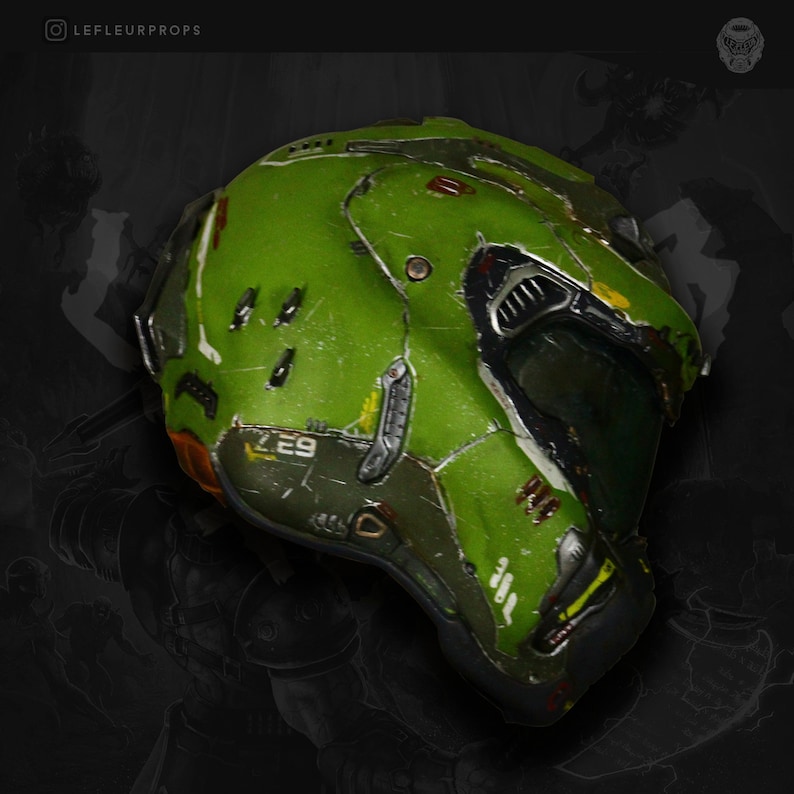 DOOM SLAYER Helmet Replica/ Doom Eternal | Etsy