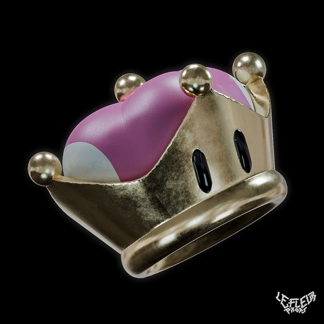 Super Mario Bros: Super Crown 3D Model - Etsy