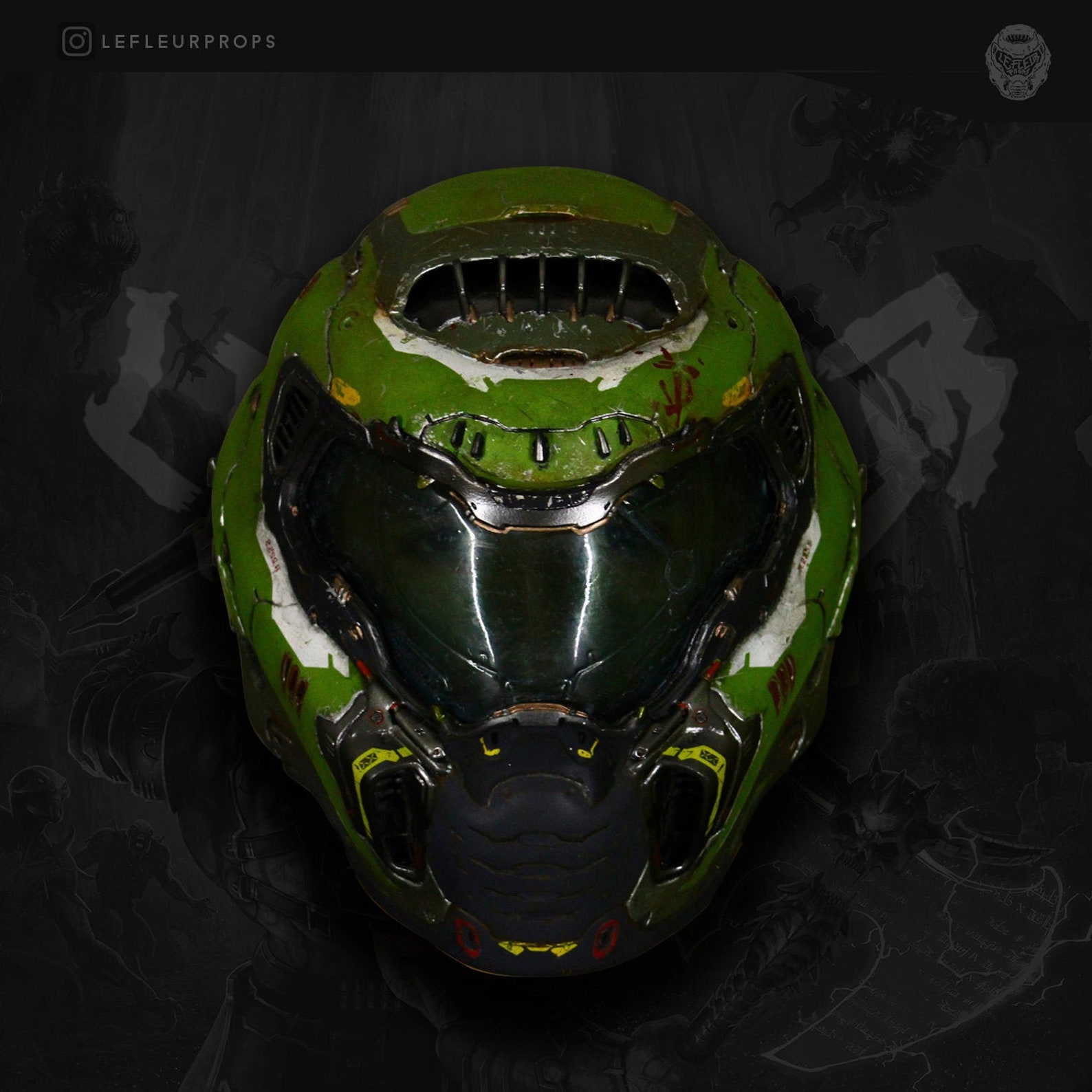 DOOM SLAYER Helmet Replica/ Doom Eternal | Etsy