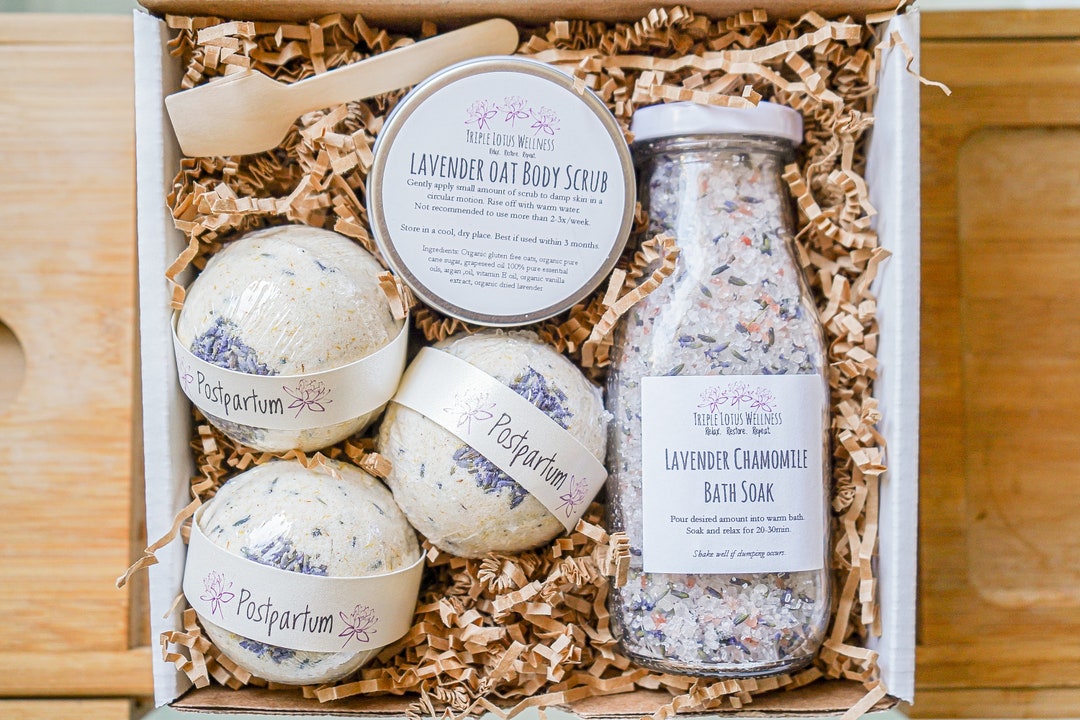Postpartum Care Package | New Mother Postpartum Self Care Spa Gift ...