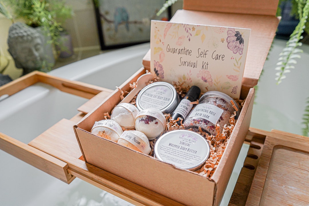 Quarantine Self Care Spa Gift Box Quarantine Care Package Quarantine ...