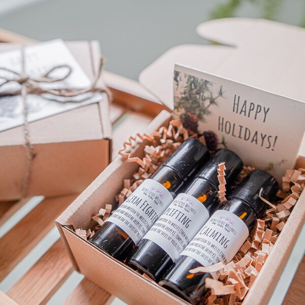 Essential Oils Box - Etsy