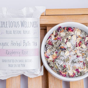 Organic Herbal Tub Teas Aromatherapy Bath Tea Essential - Etsy