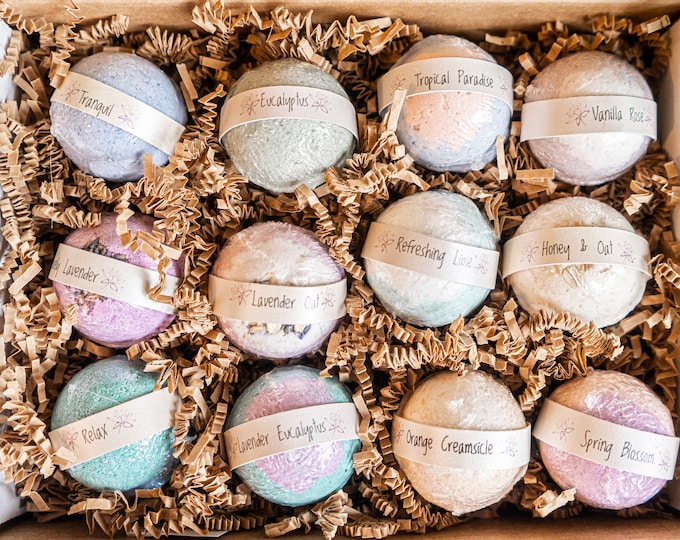 Bath Bomb Gift Set, the Bombshell Box: Bath Bomb Gift Set 9 Assorted ...