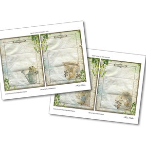 Peter Rabbit Writing Papers, Digital Writing Paper, Vintage Peter ...