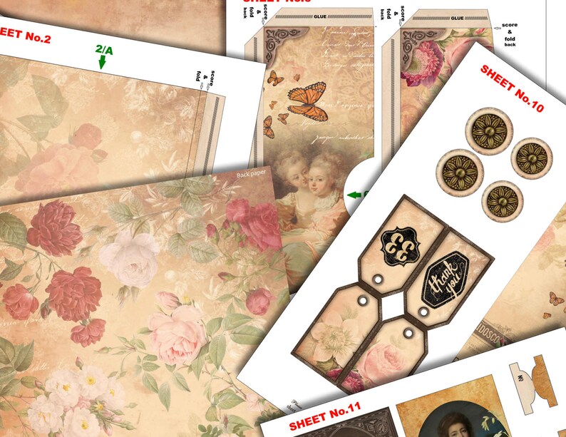 Regal Princess Pocket Folder Junk Journal Kit Shabby Kit - Etsy