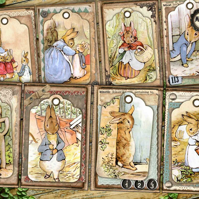 Peter Rabbit Tags - Etsy