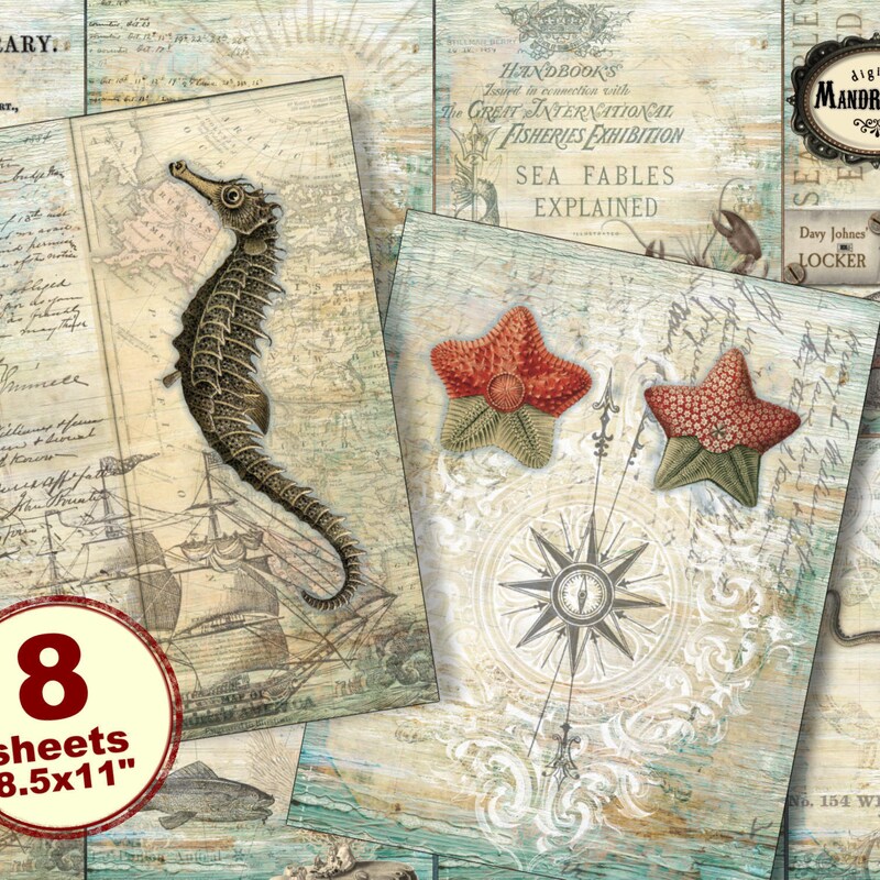 Nautical Paper - Etsy