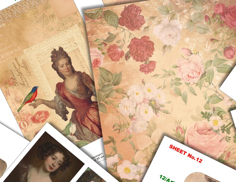 Regal Princess Pocket Folder Junk Journal Kit Shabby Kit - Etsy