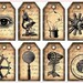Steampunk Tags, Victorian Tags, Scrapbooking Tags, Vintage ...