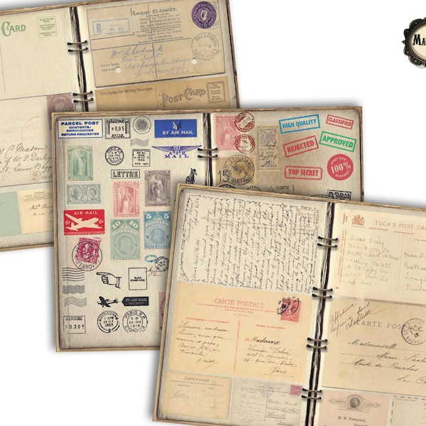 Open Book Stamp - Etsy