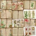 Botanical Junk Journal Kit, Floral Journal Pages, Vintage Journal Pages ...