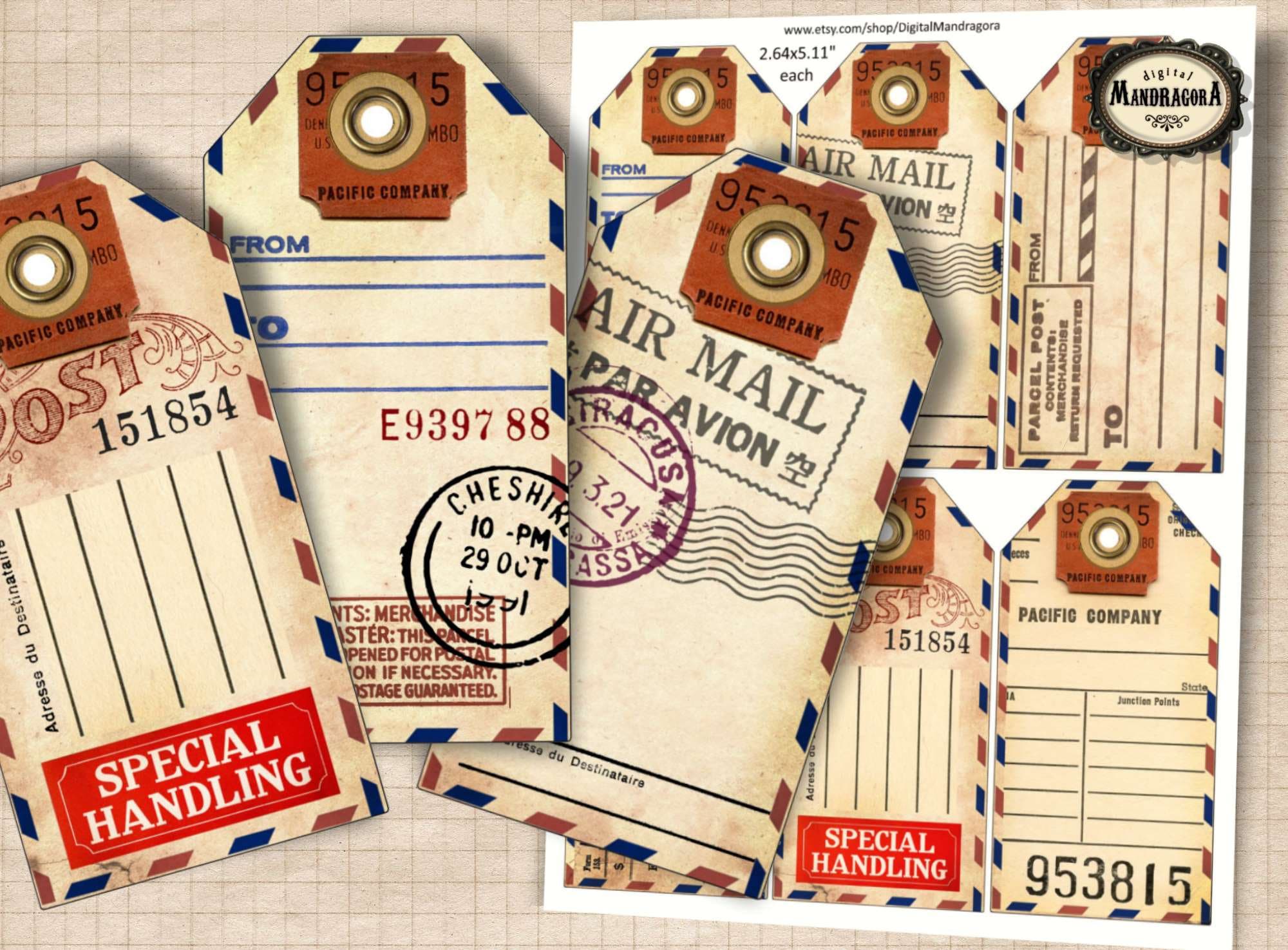 Journaling Tag Templates