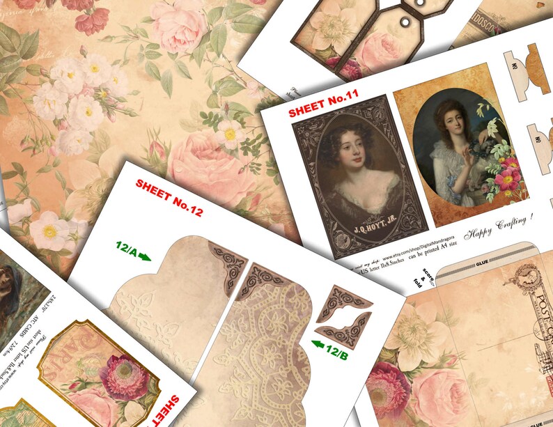 Regal Princess Pocket Folder Junk Journal Kit Shabby Kit - Etsy