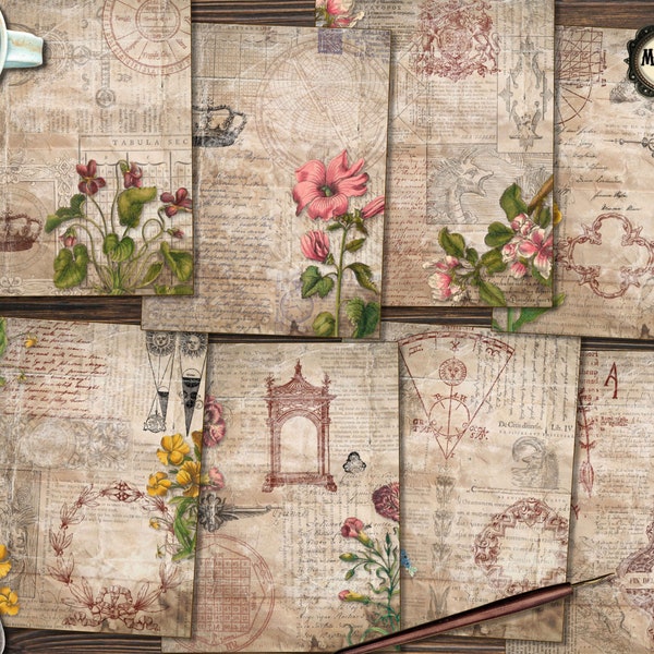 Decoupage Papers - Etsy