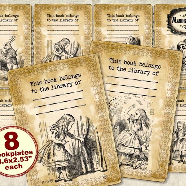 Digital Bookplates - Etsy