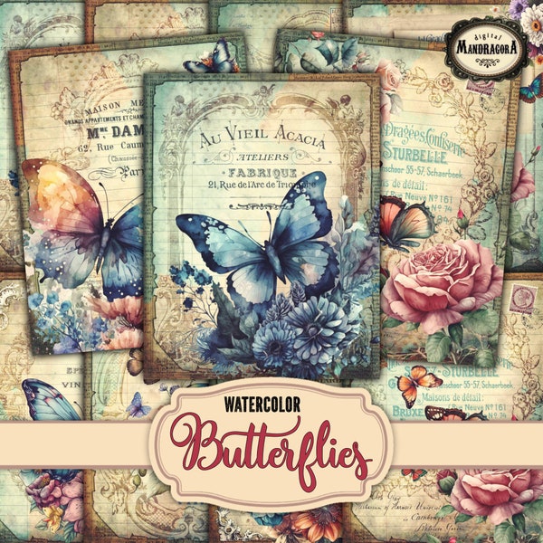 Butterfly Ephemera - Etsy