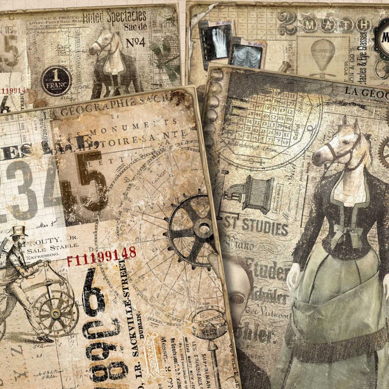 Steampunk Collage - Etsy