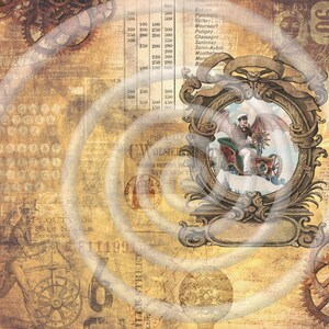 Grunge Victorian Steampunk Printable Digital Ephemera Collage Paper ...