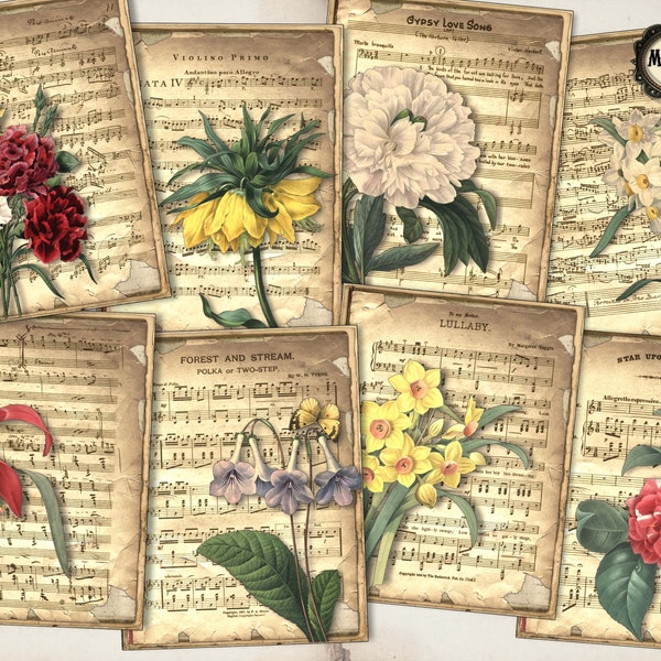 Vintage Floral Sheet - Etsy