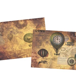 Grunge Victorian Steampunk Printable Digital Ephemera Collage Paper ...
