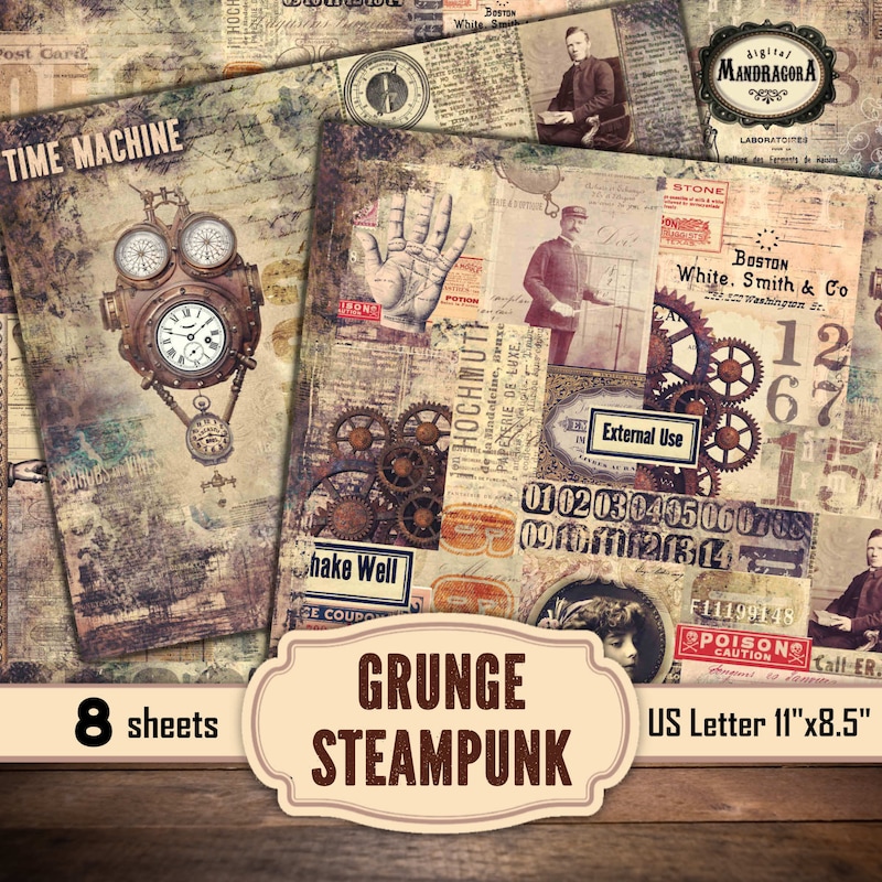 Steampunk Ephemera - Etsy