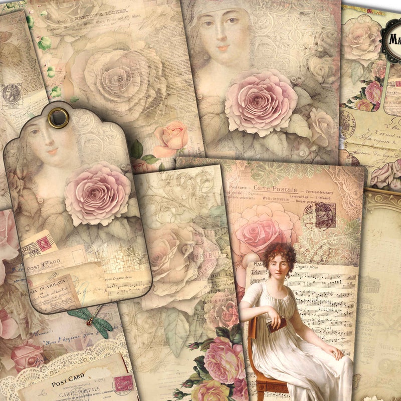 Shabby Chic Letters - Etsy