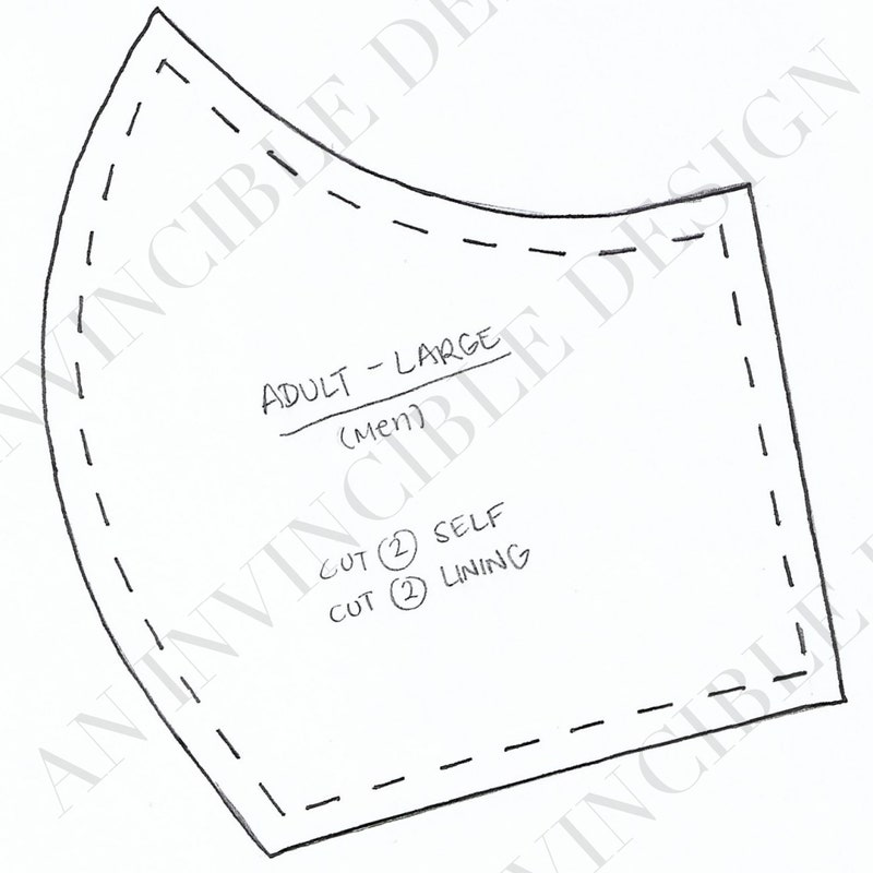 Face Mask Template - Etsy
