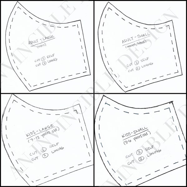 Face Mask Pattern - Etsy