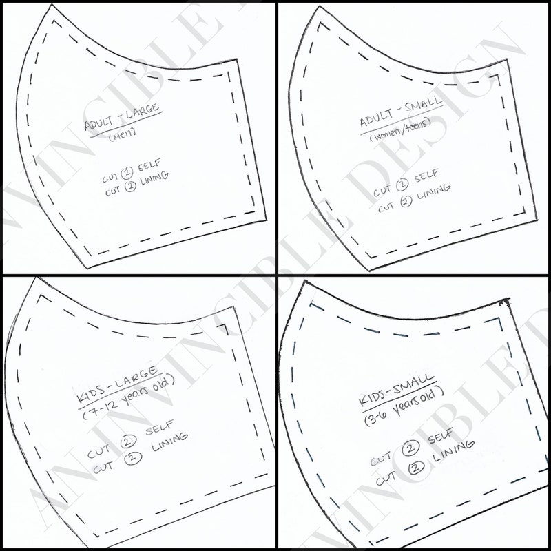 Adult Face Mask - Etsy