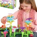 Build A Flower Garden Set, Flower Toy, Stacking & Sorting STEM Play ...