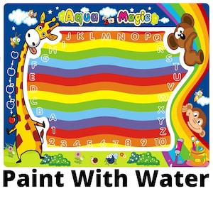 Mess Free Kids Drawing Mat, Gift for Girls Age 18 Months, Boys Baby ...