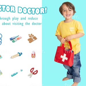 Doctor Kit for Kids, Pretend Medical Play Kit With Working Stethoscope ...