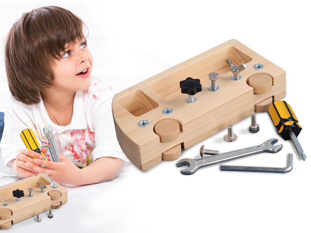 Montessori Screw Board, Preschool Toys, Educational Toys, Multi-tool ...