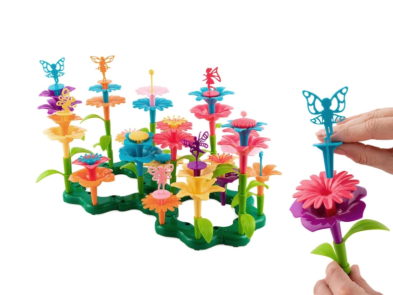 Toddler Stacking Flower Toys Building Toys 3 Year Old - Etsy