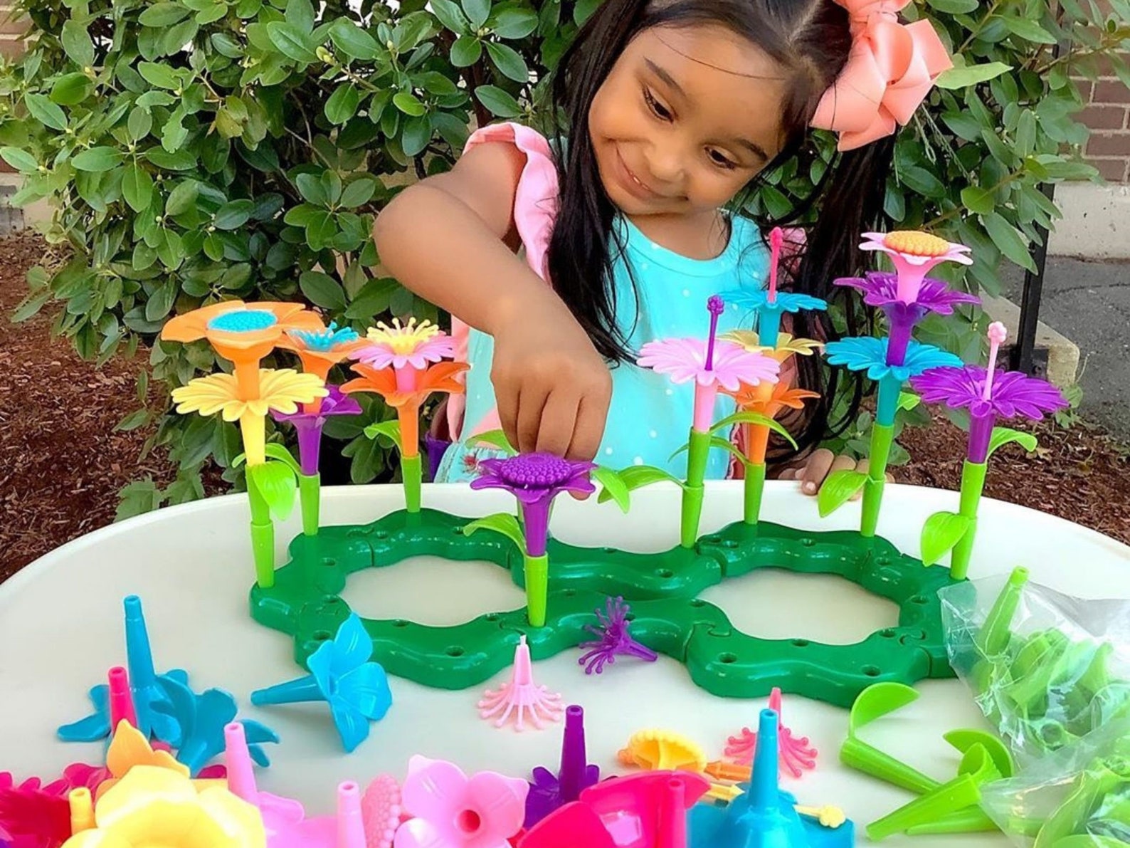 Flower Stacking Toddler Toy Colorful Educational Toy for | Etsy