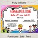 Editable Graduation Certificate, Preschool Diploma, Personalized School ...
