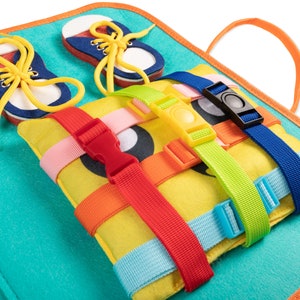 Montessori Busy Board for Preschool Activities, Educational Gift for ...