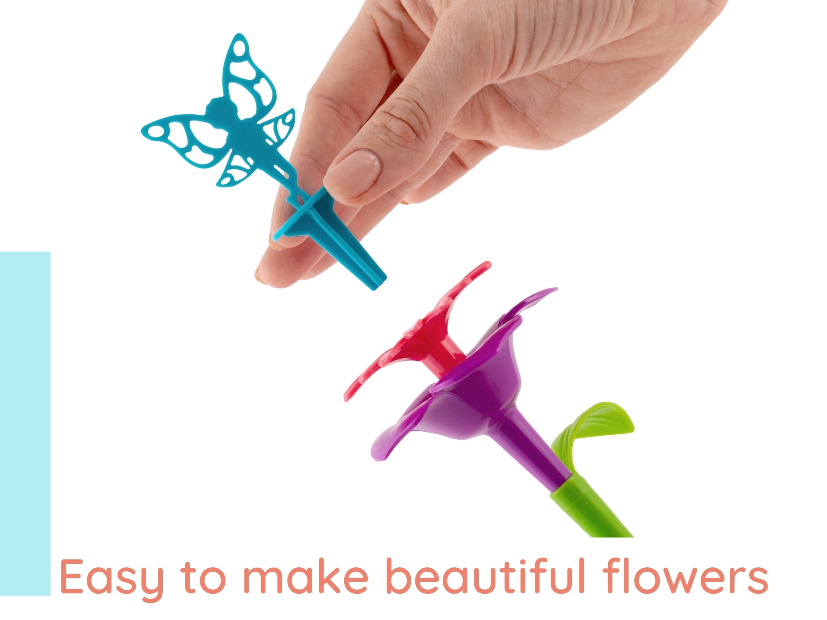 Flower Toddler Toy, Build Large Colourful Flowers, Stacking Game ...