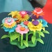 Build A Flower Garden Set, Flower Toy, Stacking & Sorting STEM Play ...