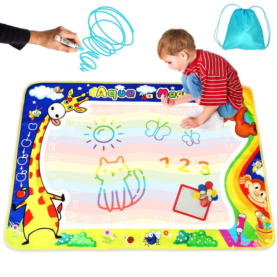 Mess Free Kids Drawing Mat, Gift for Girls Age 18 Months, Boys Baby ...