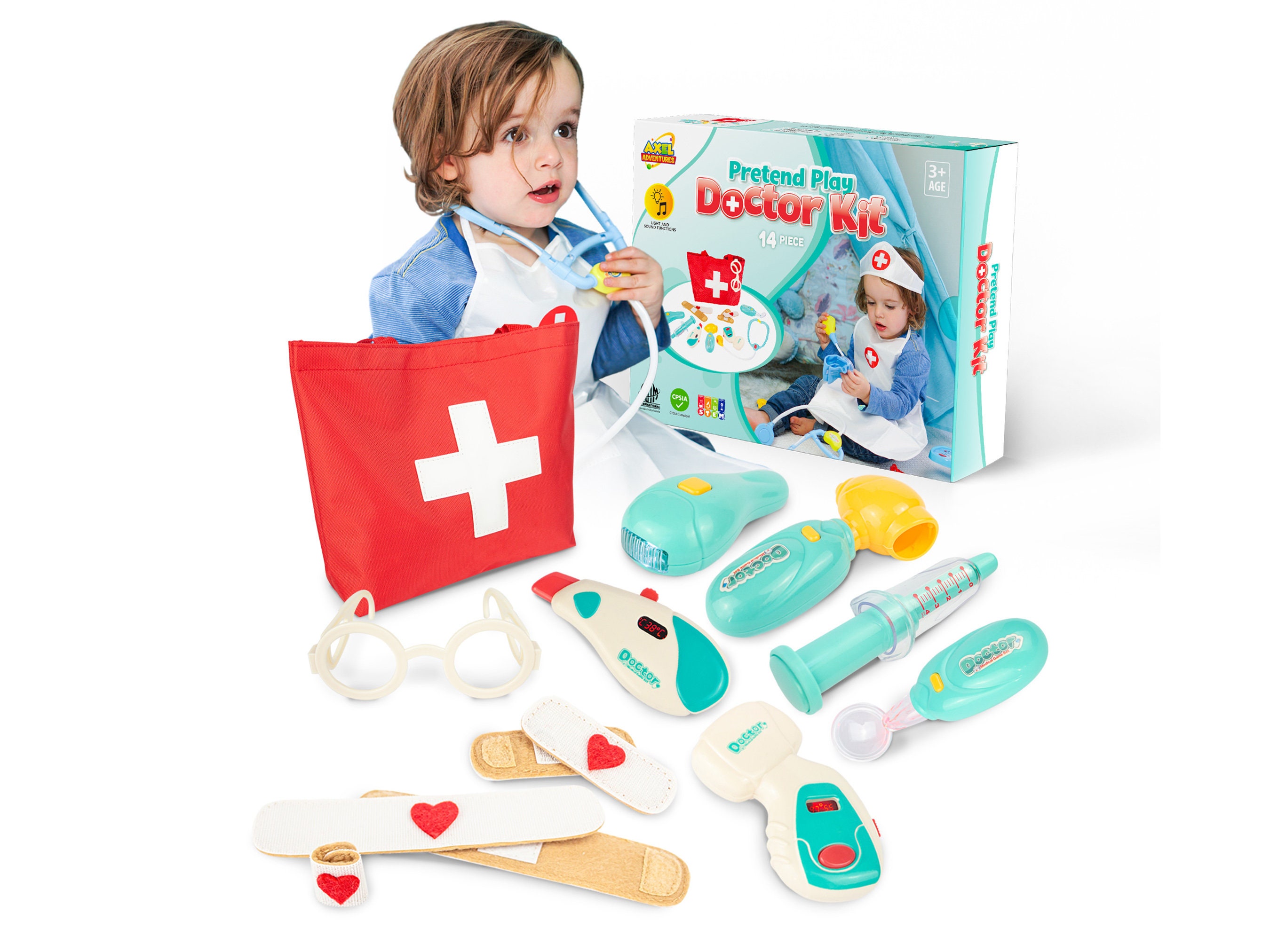 Baby Bathing & Grooming Gift Sets Kids Pretend Doctor Nurse Medical ...