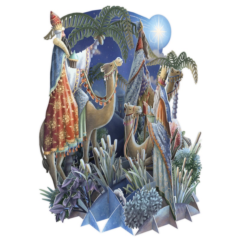 Three Kings Card - Etsy