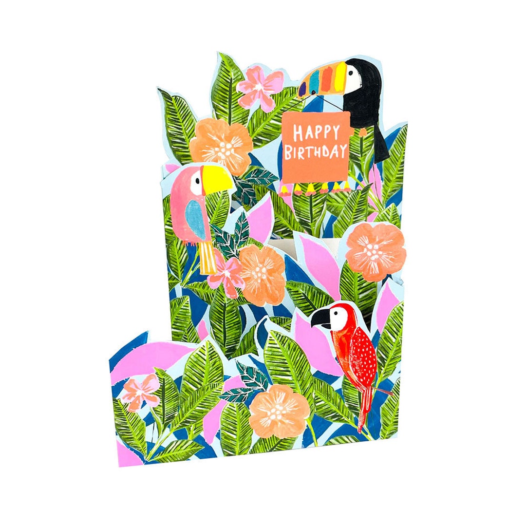 Birthday Card: Birds Birthday Card AY2211 - Etsy