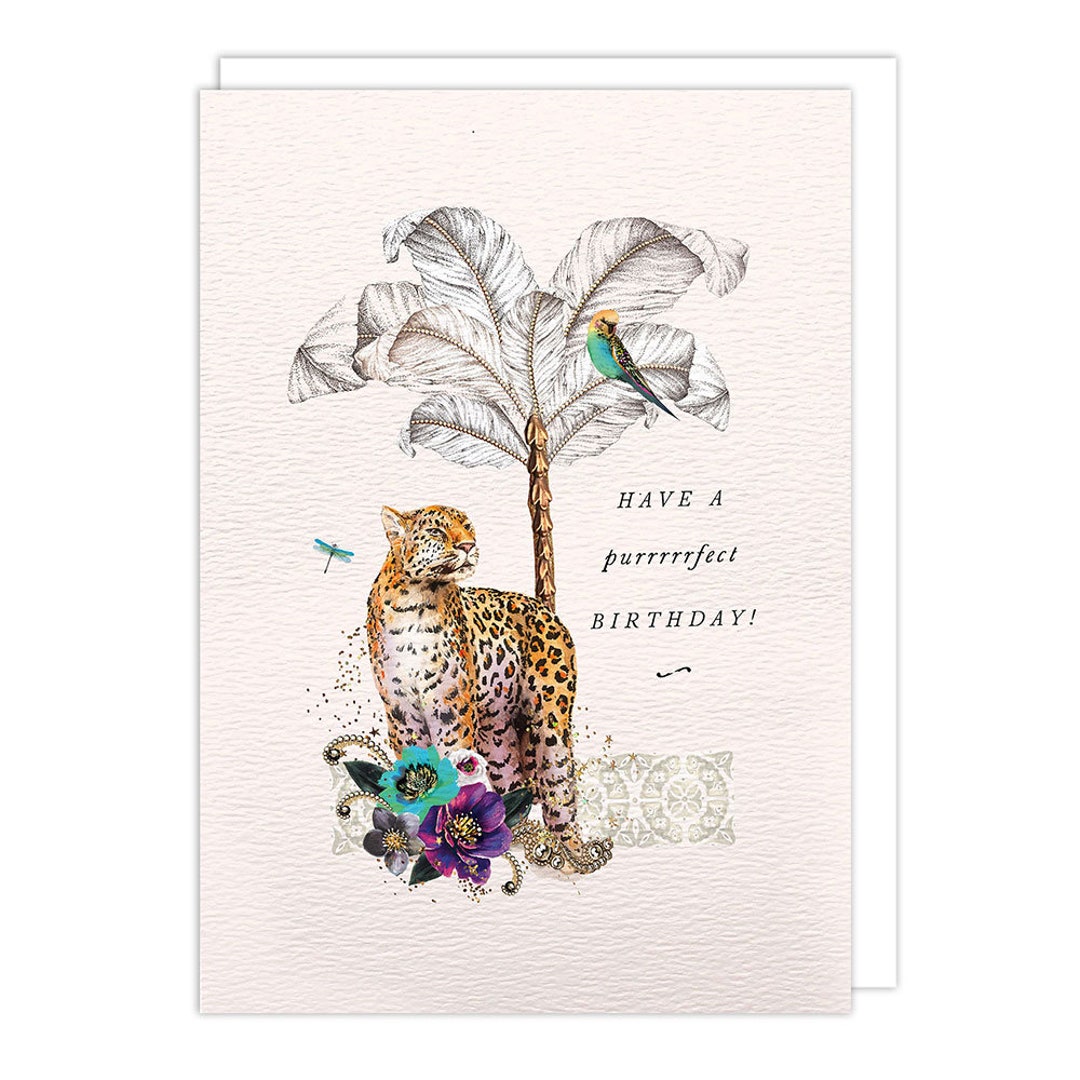 Happy Birthday Card: Leopard Birthday Card SDHA01 - Etsy