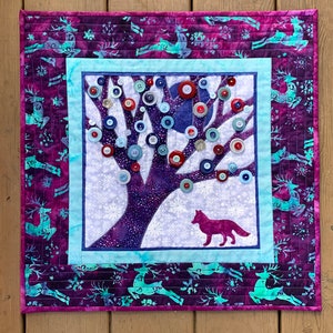 Seasonal Button Tree Quilted Wall Hanging Pattern PDF Download - Etsy